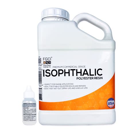 Isophthalic Polyester Fiberglass Resin Kit Fgci