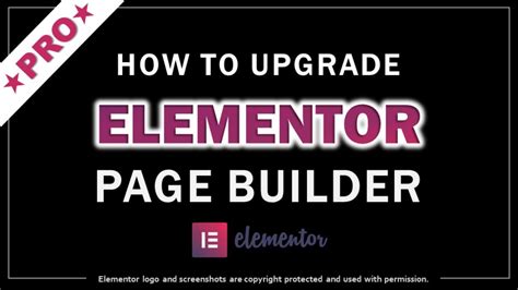 How To Upgrade To Elementor Pro Youtube