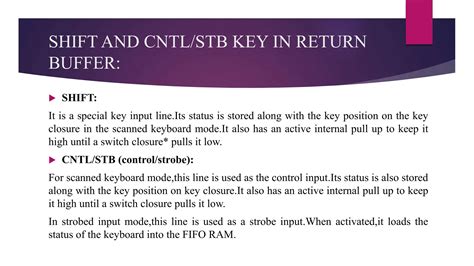 Programmable Keyboard And Display Interface8279pptx Operating Systems Computer Software
