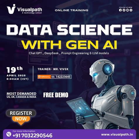 data bsdata science and generative ai free demo online harik visualpath
