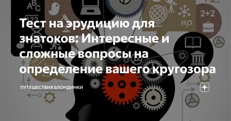 Тест на эрудицию для знатоков Интересные и сложные вопросы на определение вашего кругозора