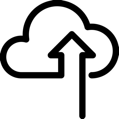 Cloud Computing Upload Icon In Flat Style 24291666 Vector Art At Vecteezy
