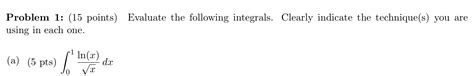 solved problem 1 15 ﻿points ﻿evaluate the following