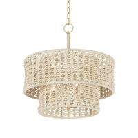 Hudson Valley Lighting Shiloh Pendant Vintage Gold Leaf Bed Bath