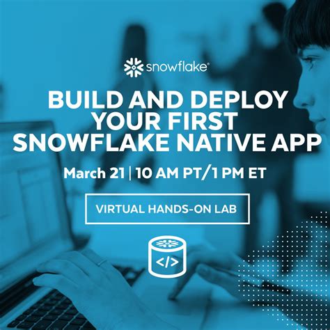 Snowflake On Linkedin Virtual Hands On Lab Build And Deploy Your