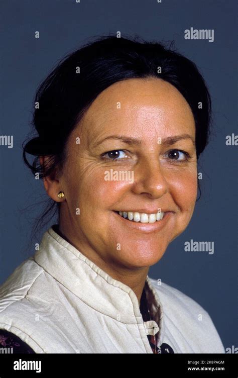 Oslo November 1985 Storting Representative Grete Knudsen Photo Hi Res