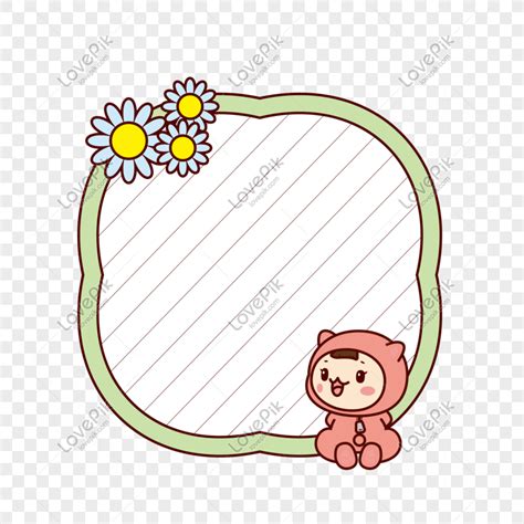 귀여운 아이 테두리 그림 Png 일러스트 무료 다운로드 Lovepik