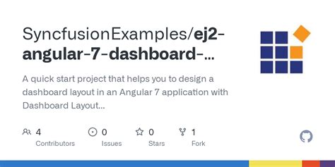GitHub SyncfusionExamples Ej2 Angular 7 Dashboard Layout A Quick