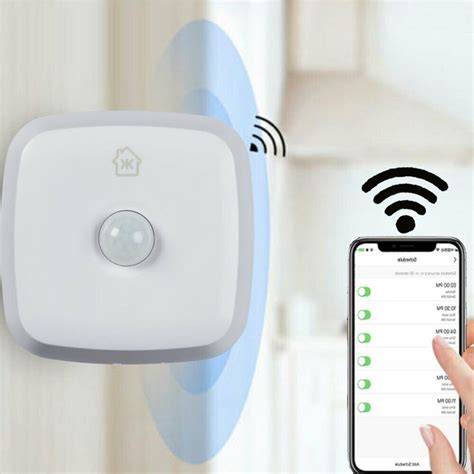 Wifi Movement Sensor Smart App Control Wireless Motion Pir Detector Alarm Square Ebay Sensor