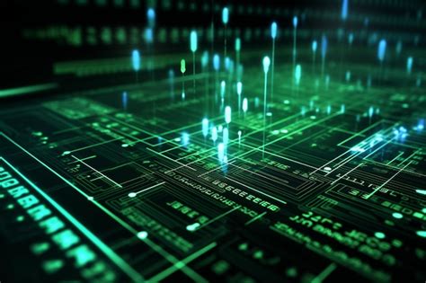 Premium Photo Data Dimensions Science Photo