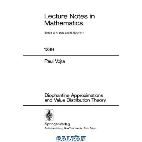 دانلود کتاب diophantine approximations and value distribution theory