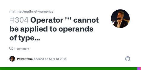 operator cannot be applied to operands of type mathnet numerics linearalgebraplex