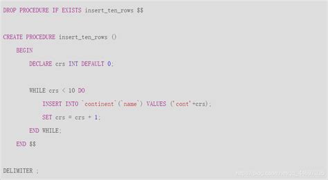 Mysql变量定义declareset使用实例讲解mysql Declare声明变量 Csdn博客