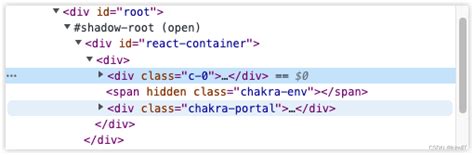 Js操作shadow Root内的dom元素js操作影子 Dom Csdn博客