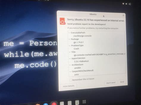 why do i keep getting this error r ubuntu