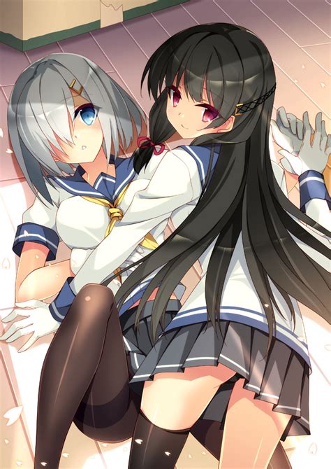 Hamakaze And Isokaze Kantai Collection Drawn By Kobayashichisato