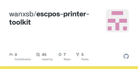 Github Wanxsbescpos Printer Toolkit