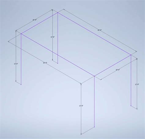 Making A Steel Structure In Autodesk Inventor Go Measure 4 Me In 3d