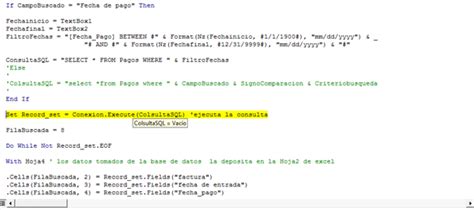 error en consulta sql no puedo filtrar por fechas visual basic