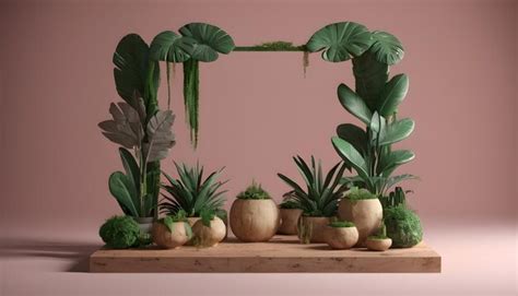 Premium Photo Contemporary Cosmetic Showcase On 3d Platform