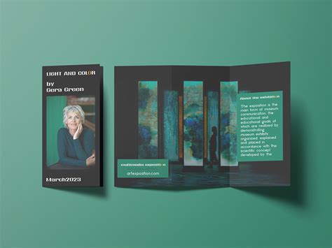 Booklet Design For The Exhibition On Behance