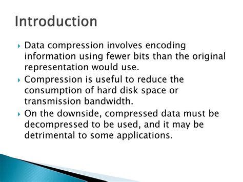 Ppt Compression Algorithm Powerpoint Presentation Free Download Id