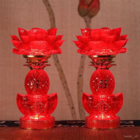 【熱銷】led蓮花燈供燈招財燈神明燈財神燈招財佛燈觀音燈蓮花燈供佛一對 電子蠟燭 代燒蠟燭 神明燈 蠟燭燈 佛燈 長明燈 蝦皮購物