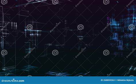 futuristic cyber tunnel background loop stock video video of