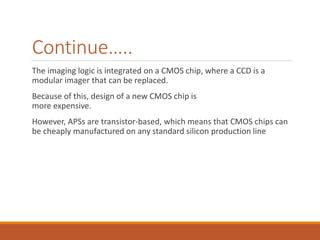 Imaging Sensor Final Ppsx Cameras And Camcorders Consumer Electronics