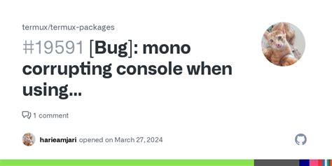 [bug] Mono Corrupting Console When Using Console Readline · Issue 19591 · Termux Termux