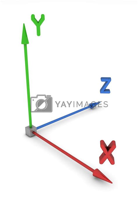 D Space Coordinate System XYZ By PixBox Vectors Illustrations With Unlimited Downloads