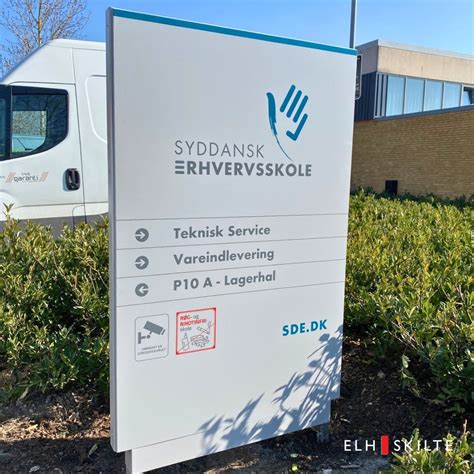 Kunde 🧑🏼‍🎓 Syddansk Erhvervsskole Elh Skilte