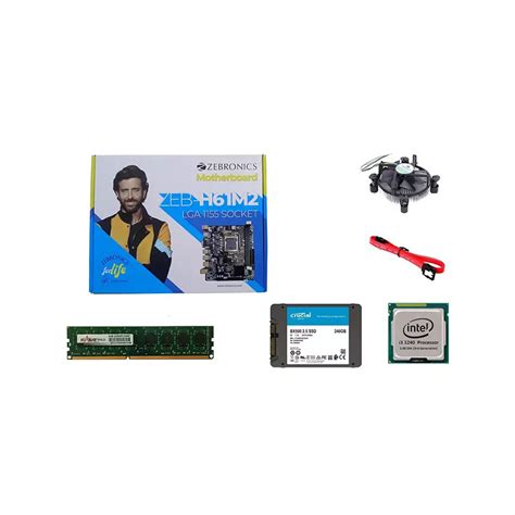 Buy Zebronics H61240 Gb Ssd4 Gb Starlite Ddr3 Ram With Core I3 3rd