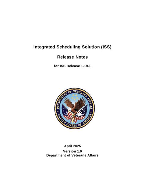 Integrated Scheduling Solution Iss Release Notes For Iss Release 1 19 1 Doc Template Pdffiller