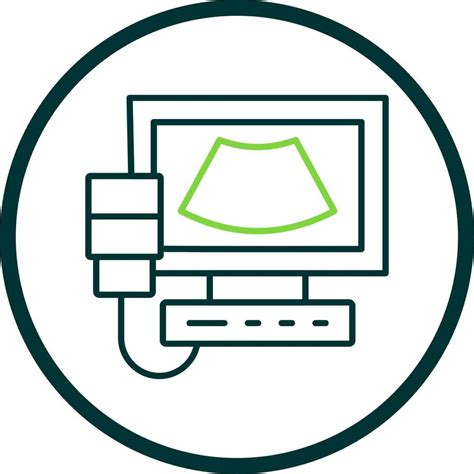 Ultrasound Line Circle Icon 42822388 Vector Art At Vecteezy
