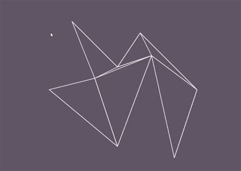 c implementing triangulation algorithm for concave shapes stack
