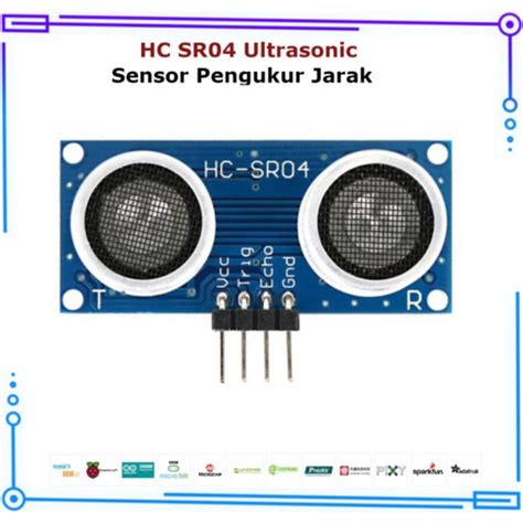 Jual Hc Sr04 Ultrasonic Sensor Pengukur Jarak Diskon Shopee Indonesia