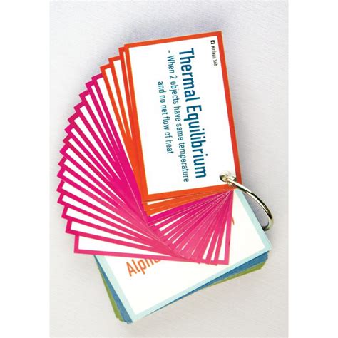 Igcse Physics Memory Booster Flash Cards Physics Formula Cards