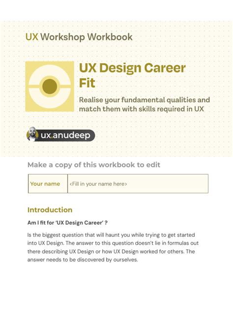 Ux Workbook Pdf