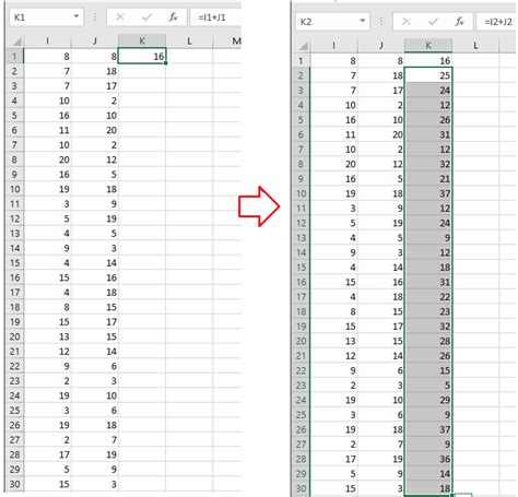 How To Fill Series Or Formula To A Specific Row Without Dragging In Excel