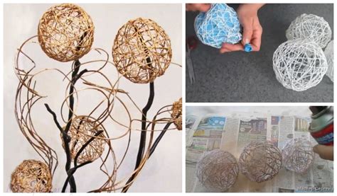 Thiết Kế Nội Thất Decorative Yarn Balls Phụ Kiện Trang Trí Thi Công đẹp Mắt