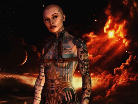 Mass Effect Wallpaper 2 Jack By Ethaclane On Deviantart