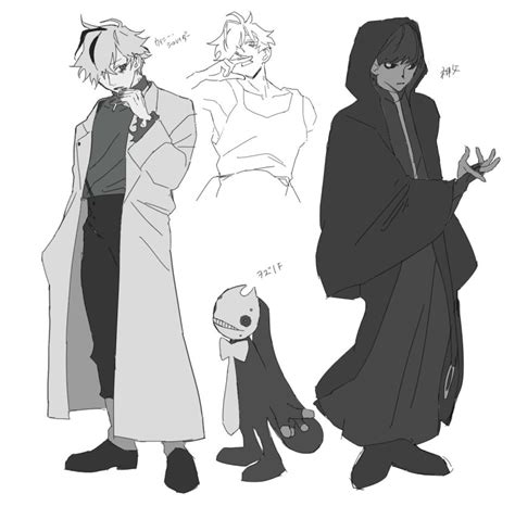 Wooma Vocaloid Bad Id Bad Twitter Id Highres Official Art Atie Scrader Bags Under Eyes