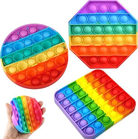 Poppit Antistress Fidget Toys Jeux Pas Cher Push Pop Bubble Jouet Anti