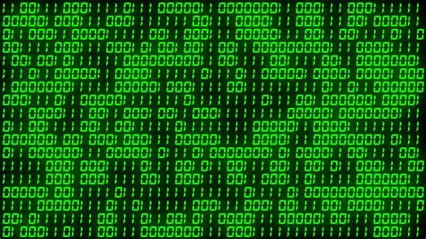 Binary Background Green