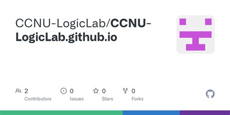 Ccnu Logiclab Github Io Index Md At Main Ccnu Logiclab Ccnu Logiclab Github Io Github
