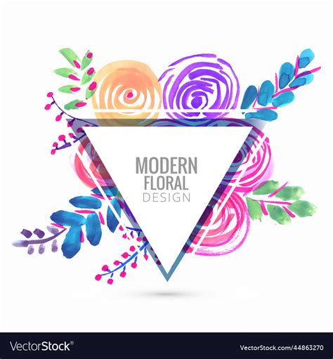 Abstract Colorful Floral Background Royalty Free Vector