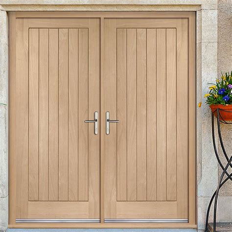 Suffolk Exterior Oak Double Door And Frame Set Double Doors Exterior