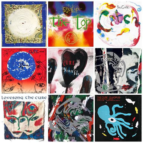 The Cure Album Covers