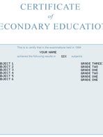 First4Grades Replica Replacement Fake CSE And O Level Certificate Templates